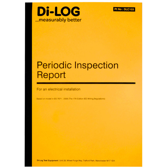 Buy Dilog Periodic Inspection Report/Certificate, Online from Websparky