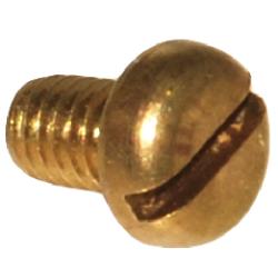 Buy M4 X 6mm Pan Head Slotted Brass Machine Screws, Online from Websparky